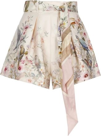 Zimmermann Femme, Shorts, Multicolore, Taille: 38 FR Short Shorts