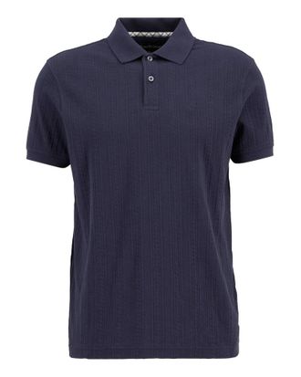 Barbour Strick-Poloshirt aus Baumwolle mit Struktur, Tailored Fit in
