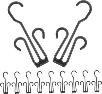 SOLUSTRE 25 Stück Teiliges Kunststoff Schuh Trockenregal mit Wandhaken Platzsparender Schuhhalter für Sneaker und Hausschuhe Vielseitiger Schuhorganizer für Ba