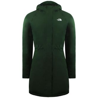 The North Face Wiederverwertete Brooklyn Damen Gr&uuml;n Parka Jacke