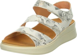 Think Damen Meggie Lederfutter Sandale, Bianco 1020, 40 EU