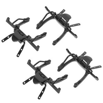 Hemoton Lot de 4 Clips pour Verres Polaris&eacute;s en Acier Inoxydable, Fixation L&eacute;g&egrave;re et Antid&eacute;rapante pour Lunettes de Soleil, Accessoires Polyvalents pour Condu