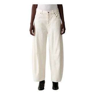 Scotch & Soda Eve Barrel Leg Jeans - - Jeans - Damen - Wei&szlig; - W25 L32