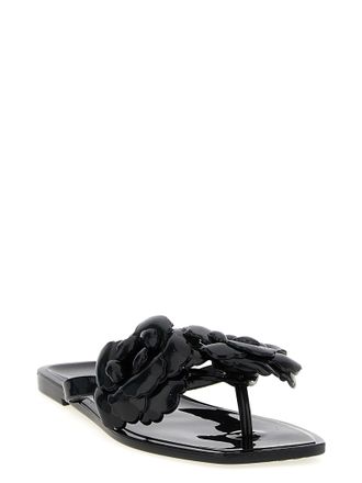 Coperni Womens Black Pvc Slides Shoe