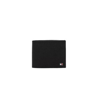 Tommy Hilfiger Homme, Accessoires, Noir, Taille: ONE Size Leather Wallet