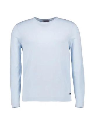 Pierre Cardin Herren Pullover blau Baumwolle unifarben