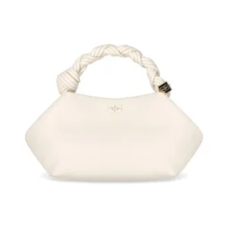 Ganni Femme, Sacs, Blanc, Taille: ONE Size Bou Small Handbag