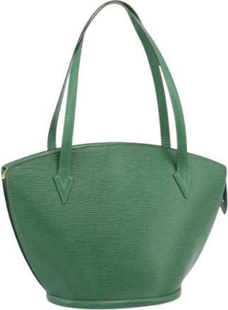 Louis Vuitton Pre-owned Cuir sacs-louis-vuitton - Femme - Pre-owned - Vert - Taille: ONE Size