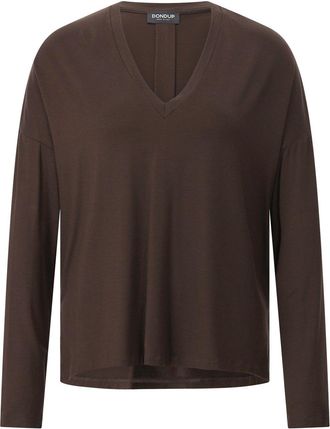 Dondup Langarmshirt mit V-Ausschnitt