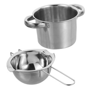 Cabilock Schmelzschokolade Edelstahl Schokoladen Topf Schokoladentopf F&uuml;r Butter K&auml;se Schmelztopf Wasserbad Kessel K&uuml;chenutensilien