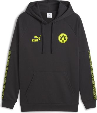 Puma Herren Borussia Dortmund King Hoodie XXL, Flat Dark Gray Yellow Alert