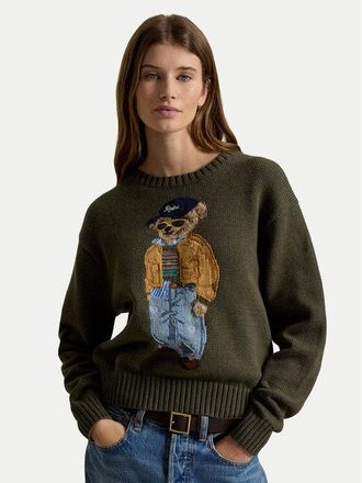 Polo Ralph Lauren Pullover 211B17762001 Dunkelgr&uuml;n Relaxed Fit
