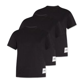 Jil Sander 3er-Pack Kurzarm T-Shirt Set - - Tops - Damen - Schwarzk - XS