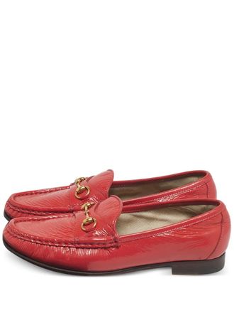 Gucci mocassins 1953 Horsebit en cuir - Rouge