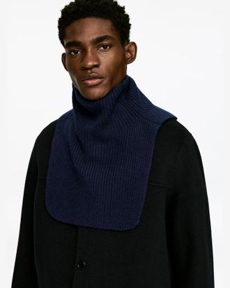 Arket Krageneinsatz Aus Wolle Und Kaschmir -Blau