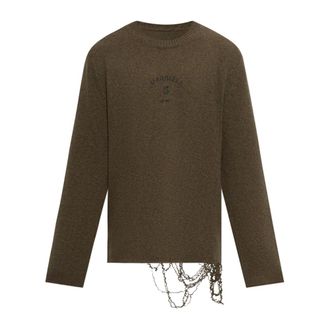 Maison Margiela Herren, Strickwaren, Gr&uuml;n, MGr&ouml;&szlig;e