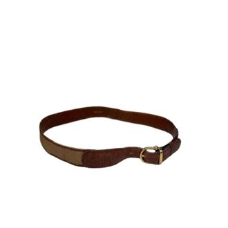 Celine Ceinture vintage &agrave; boucle ovale Pre-owned - Femme - Pre-owned - Brun - Taille: ONE Size