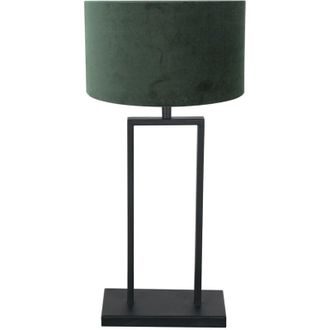 Steinhauer Steinhauer - lampe de table - Stang - noir - m&eacute;tal velours tissu