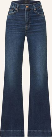 7 For All Mankind Wide Leg Jeans Modern Dojo blau