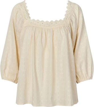 Lollys Laundry Femme, Blouses et Chemises, Beige, Taille: 44 FR Blouses