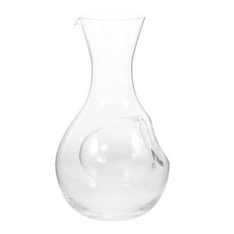 Angoily Carafe &agrave; Sak&eacute; Japonaise Verre Cristal avec Cavit&eacute; &agrave; Glace Verseuse Inclin&eacute;e Antid&eacute;bordement Carafe L&eacute;g&egrave;re et Transparente pour Bar et Restaurant