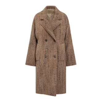 Momoni Femme, Manteaux, Beige, Taille: 38 FR Manteau Lancaster