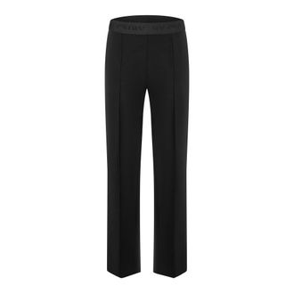 Cambio Weite Hose mit elastischem Bund - - Trousers - Damen - Schwarzk - 2XL L32
