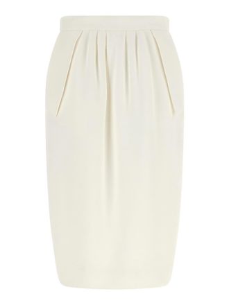 Stella McCartney Midirock - Wei&szlig;