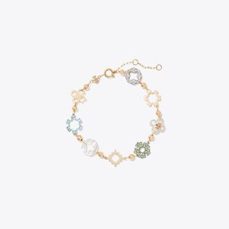 Tory Burch Damen Forget Me Not Pav&eacute; Bracelet
