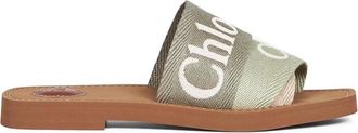 Chlo&eacute; Femme, Chaussures, Multicolore, Taille: 37 EU Woody Flat Mule