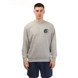 New Balance T-Shirt f&uuml;r Herren, Sweatshirt-Stoff, leger (Grau)