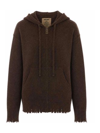 Uma Wang Pull Col Rond - Marron