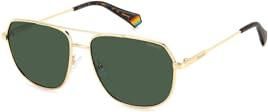 Polaroid Pld 6195/s/x J5G/UC GOLD Sunglasses Unisex Steel, Standard, 58