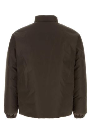 Jil Sander Mens Chocolate Polyester Down Jacket 202 Giubbini