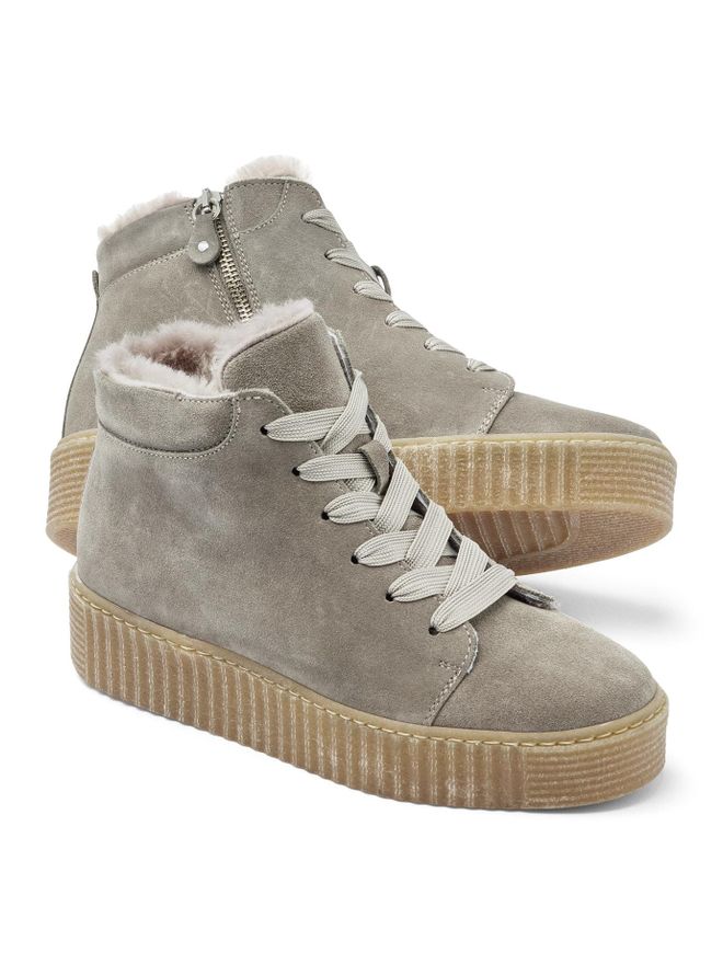 Damen Lammfell High Top Gr&ouml;&szlig;e 36,37,38,39,40,41,42