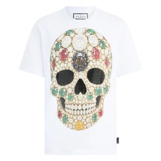 Philipp Plein Herren, Oberteile, Wei&szlig;, MGr&ouml;&szlig;e