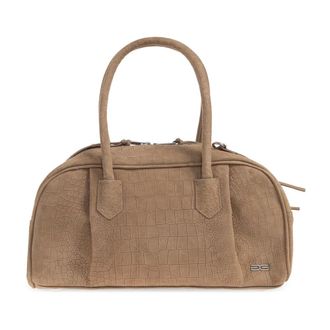Gestuz Femme, Sacs, Beige, Taille: ONE Size Gzalex Suede Handbag