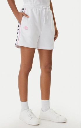 Kappa Sportshorts Banda Ivissa 361R6NW Wei&szlig; Regular Fit