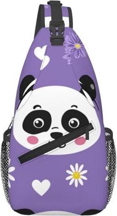 Generic Daisies Sac &agrave; bandouli&egrave;re g&eacute;ant Panda Love Sac &agrave; dos de voyage Sac &agrave; dos &agrave; bandouli&egrave;re pour homme Sac &agrave; dos de randonn&eacute;e