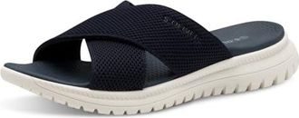 s.Oliver Femme Damen 5-27109-44 Mules, Bleu Marine, 42 EU