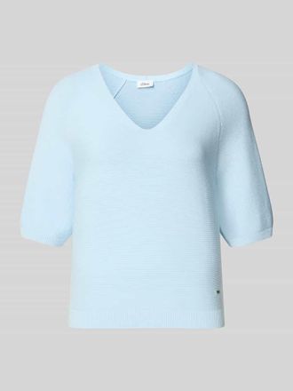 s.Oliver Red Label Regular Fit Strickpullover aus Baumwoll-Mix