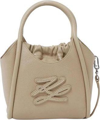 Karl Lagerfeld Femme, Sacs, Beige, Taille: ONE Size Cabas Villa La Vigie