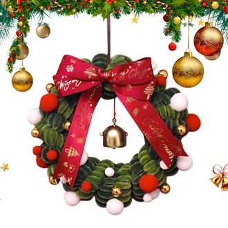 Generico Weihnachtskranz-Set - praktische Aktivit&auml;t, Bastelset f&uuml;r Weihnachtskranz, Haust&uuml;r, Outdoor, Fenster, Regal, Restaurant, Wand, Zaun, Esszimmer und Ter