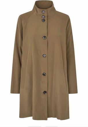 Masai Femme, Manteaux, Brun, Taille: 46 FR Manteau crois&eacute;