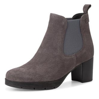 Tamaris Bottines Chelsea pour femme 1-25010-43 - Gris - Taille 39 EU, gris, 39 EU