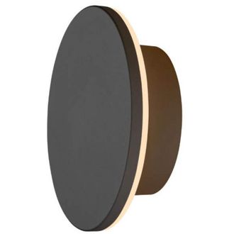 SLV Applique murale ext&eacute;rieure noire LED D-RING S 2700/3000K IP65 - SLV 1007911