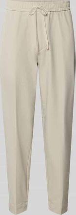 HUGO BOSS Tapered Fit Stoffhose mit Tunnelzug Modell T_FLEX