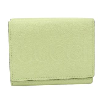 Gucci Portefeuille Tri-fold Pre-owned - Femme - Pre-owned - Vert - Taille: ONE Size