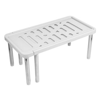 Happyyami Multifunktionales Ausziehbares Aufbewahrungsregal für Küche und Bad Verstellbares Ordnungssystem für Schuhe Geschirr und Haushaltsgegenstände Platzspa