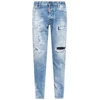Dsquared2 Skater Jeans Im Destroyed-look, Denimblau